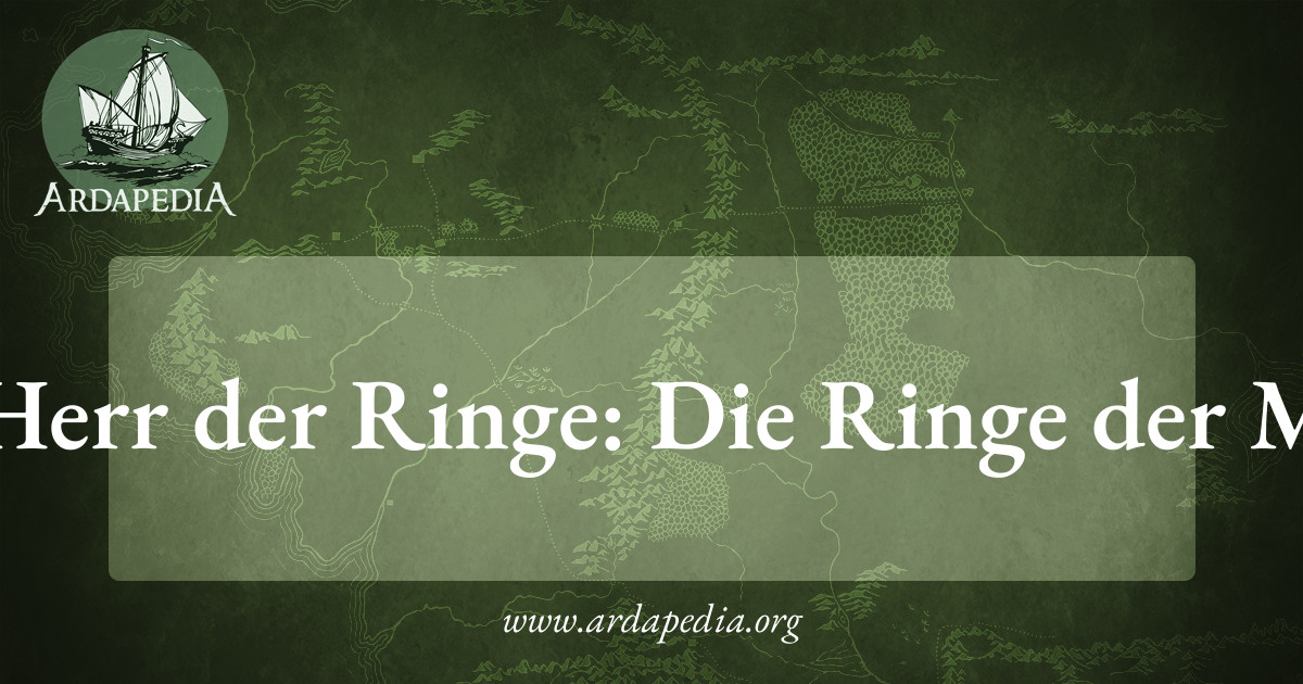 Der Herr der Ringe: Die Ringe der Macht - Ardapedia